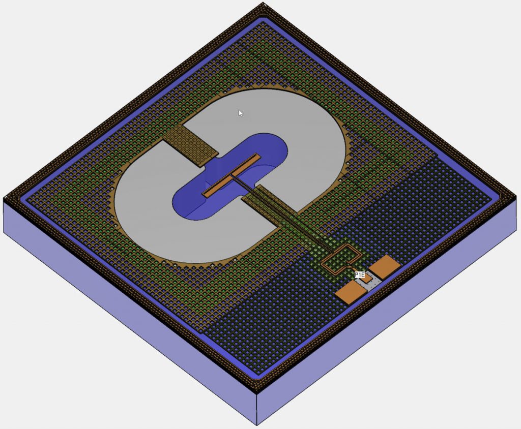 Empire RFIC EM simulation: 165GHz on-chip antenna | Dr. Mühlhaus Consulting & Software GmbH